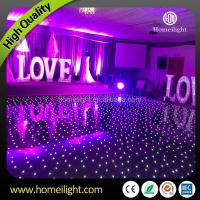 China IP65 Rated Black LED Starlit Dance Floor for Portable DJ Lighting and 9kg Weight for sale