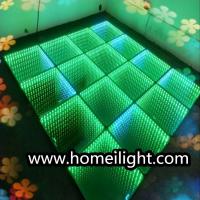 China 3D Magic Stage Effect LED RGB Mirror Dance Floor for Party Nightclub Disco Equipment for sale