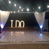 China 16pcs LED 2200lm 60*60cm Portable Starlit Dance Floor for Wedding Party Decoration for sale