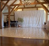 China 16pcs LED 2200lm 60*60cm Portable Starlit Dance Floor for Wedding Party Decoration for sale