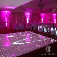 China 16pcs LED 2200lm 60*60cm Portable Starlit Dance Floor for Wedding Party Decoration for sale