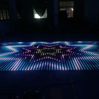 China 1- Homei Disco Stage Lighting 8x8pcs RGB 3in1 LED Video Dance Panel Portable Digital Dance Floor For Wedding for sale
