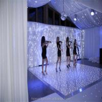 China Blanco 60*60cm Acrilico Starlit Pista de Baile para la Fiesta de Boda Consumo 5W for sale