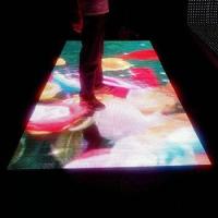 China 90 Ra Color Rendering Index LED Dance Floor Tile for Interactive Full Color Video P7.75 for sale