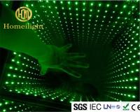 China High Quality LED Effect Light 3D Mirror Abyss LED Dance Floor for Wedding Stage for sale