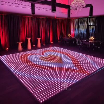 China Black/White Floor Color LED Dance Floor for Night Club Disco Party Pista de Danca for sale