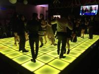 China RGB LED Stain Tile for Event Wedding Bar Night Club 50*50*7cm Dancing Mat Stage Light for sale