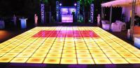 China RGB LED Stain Tile for Event Wedding Bar Night Club 50*50*7cm Dancing Mat Stage Light for sale