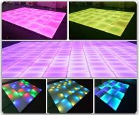 China RGB LED Stain Tile for Event Wedding Bar Night Club 50*50*7cm Dancing Mat Stage Light for sale