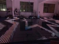 China Wedding Disco Party Fashion Show Colorful Stage Tile Pixel RGB 3in1 LED Video Dance Floor for sale