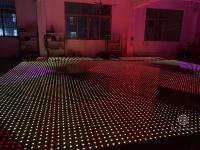 China Wedding Disco Party Fashion Show Colorful Stage Tile Pixel RGB 3in1 LED Video Dance Floor for sale