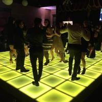 China Christmas LED Dance Floor Lights for Event Single Party Year Reunion 50*50*7cm Tiles for sale