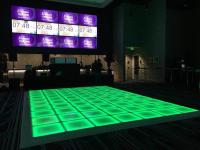 China Christmas LED Dance Floor Lights for Event Single Party Year Reunion 50*50*7cm Tiles for sale