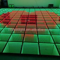 China IP55 8CH LED 3D Mirror Dance Floor for Wedding Night Club DJ Disco Party Stage Lighting for sale