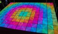China Christmas LED Dance Floor Lights for Event Single Party Year Reunion 50*50*7cm Tiles for sale