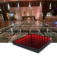 China Hot Sell LED Dance Floor Portable LED 3D Mirror Dance Floor for DJ Stage Equipment for sale