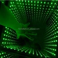 China Portable New Type Magical 3D Tunnel Mirror LED Dance Floor for Night Club Wedding Disco Party for sale