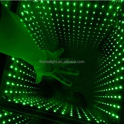 China Portable New Type Magical 3D Tunnel Mirror LED Dance Floor for Night Club Wedding Disco Party for sale