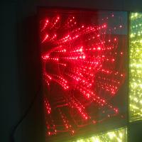 China Wedding Event Show Rental Tempered Glass 3D Starry Dance Floor LED Star Mirror Dance Tile for sale