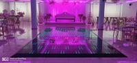 China Interactive Starlit Video LED Dance Floor With Tempered Glass Panel For DJ Disco Party for sale