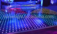 China LED Illuminated Portable Sparkle RGB Acrylic Video Dance Floor for Follow Spot Lights for sale