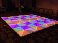 China LED Dance Floor Panel 1x1m for Wedding Stage 100*100cm Tile Advanced LED Light Source for sale