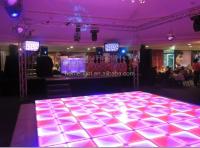 China 1by1m DMX RGB LED Dance Panels for Wedding Party Lights in White Acrylic Material for sale