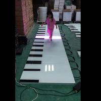 China DJ Equipment Decoration Interactive Auto and Output Music Control Piano LED Dance Floor for sale