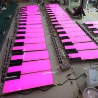 China DJ Equipment Decoration Interactive Auto and Output Music Control Piano LED Dance Floor for sale