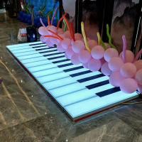 China DJ Equipment Decoration Interactive Auto and Output Music Control Piano LED Dance Floor for sale