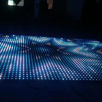 China Colorful LED Video Dance Floor Tiles for Stage Disco DJ KTV Night Event IP55 60*60*6cm for sale