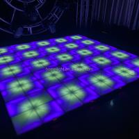 China G144 Light Source and Support Dimmer DMX RGB Dance Floor for Stage Disco Night Club T Show for sale