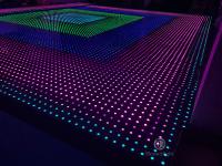 China Colorful LED Video Dance Floor Tiles for Stage Disco DJ KTV Night Event IP55 60*60*6cm for sale