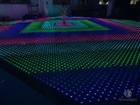 China Colorful LED Video Dance Floor Tiles for Stage Disco DJ KTV Night Event IP55 60*60*6cm for sale