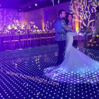 China Wedding Disco Party Stage Used Portable Panel 8*8 Pixel High Brightness RGB 3in1 Digital Led Video Dance Floor for sale