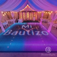 China Wedding Disco Party Stage Used Portable Panel 8*8 Pixel High Brightness RGB 3in1 Digital Led Video Dance Floor for sale