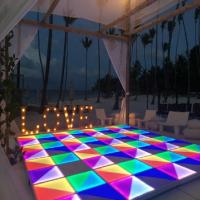 China RGB DMX512 1*1m Dance Floor for Wedding Party Catwalk Stage Show DJ Disco for sale