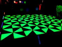 China White Acrylic RGB Portable Interactive Stage Show LED Dance Floor Projection Lights for sale