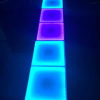 China Portable LED Brick Interactive LED Dance Tile Night Club Dance Floor for sale