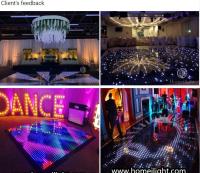China 14kg Product Weight LED Starlit Dance Floor Panel for Nightclub Event in Bar Wedding for sale