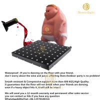 China Portable LED Video Dance Floor for Party Night Club Stage Church SMD5050 RGB 3 in 1 for sale