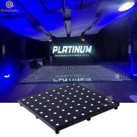 China 8x8pcs Magnetic Infinity Mirror LED Dance Floor with 60*60cm Wireless Panel and DJ Party for sale