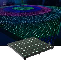 China 8x8pcs Magnetic Infinity Mirror LED Dance Floor with 60*60cm Wireless Panel and DJ Party for sale