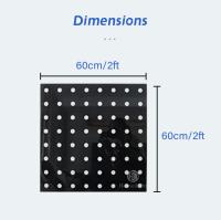 China 8x8pcs Magnetic Infinity Mirror LED Dance Floor with 60*60cm Wireless Panel and DJ Party for sale