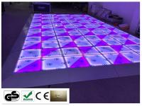 China Portable RGB LED Dance Floor Tile DMX512 Sound Active 1*1M Acrylic 26kg Product Weight for sale