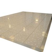 China Dimmable Romantic Acrylic Full White LED Starlit Dance Floor for Wedding Banquet for sale