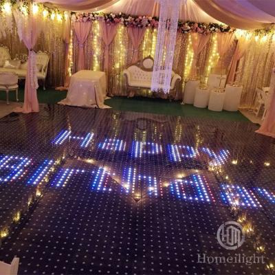 China Waterproof 60*60cm Panel Stage Video LED Dance Floor Lights for Wedding Party Club Church for sale