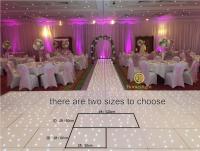 China Hot sale Party Wedding Tiles Acrylic Remote White 60*60cm LED Starlit Dance Floor for sale