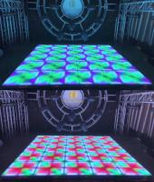 China Projection Lights 60*60cm Acrylic LED Dance Floor for Outdoor Bar Pista de Baile for sale