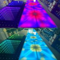 China Projection Lights 60*60cm Acrylic LED Dance Floor for Outdoor Bar Pista de Baile for sale